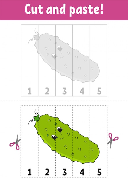 Vibrant Amoeba Puzzle: A Fun Cut-and-Paste Activity | Jiffy Designs