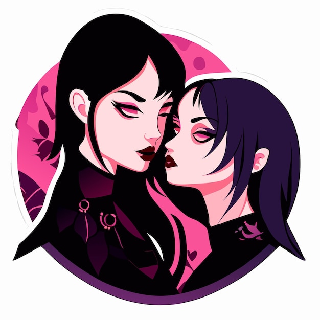 Captivating Embrace: A Striking Anime-Inspired Illustration | Jiffy Designs