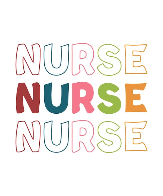 Vibrant Lettering Celebrating the Nursing Profession | Jiffy Designs