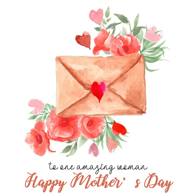 Heartfelt Floral Envelope for Mother's Day | Jiffy Designs
