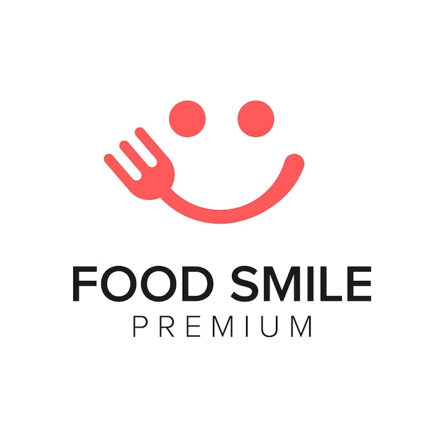 Vibrant Smiley Face with Utensils for Premium Food Brand | Jiffy Designs