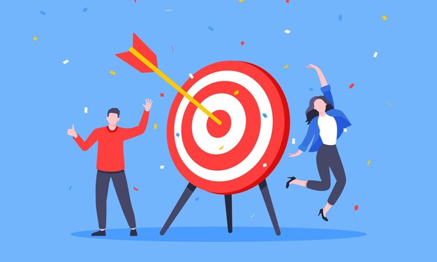 Celebrating Hitting the Target with Confetti and Excitement | Jiffy Designs