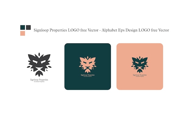 Stylized Leaf Emblems in Minimalist Design with Bold Lettering | Jiffy ...
