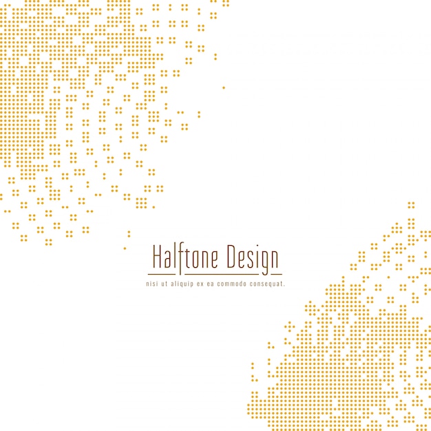 Abstract Golden Pixelated Halftone Design with Text Watermark | Jiffy ...