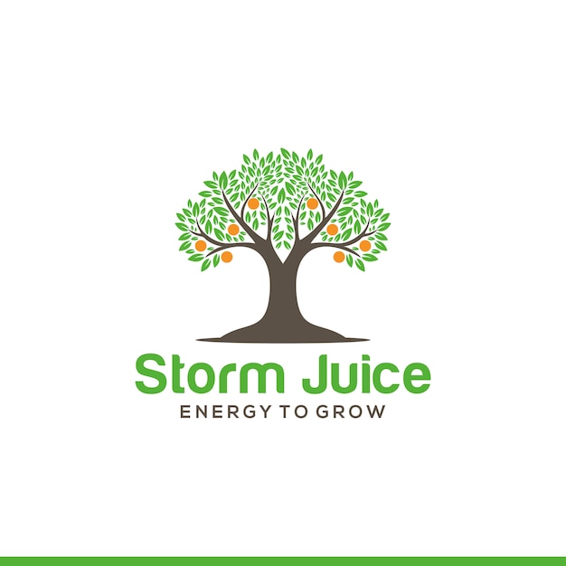 Thriving Tree Logo: Nourishing Energy for Growth | Jiffy Designs