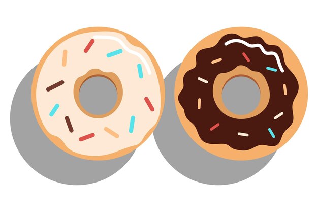 Delectable Donuts with Vibrant Sprinkles and Rich Chocolate Glaze ...