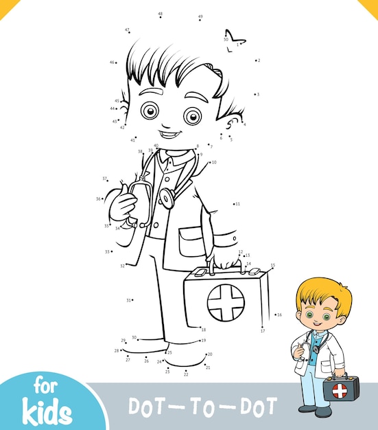 Playful Doctor Dot-to-Dot for Kids' Delight | Jiffy Designs