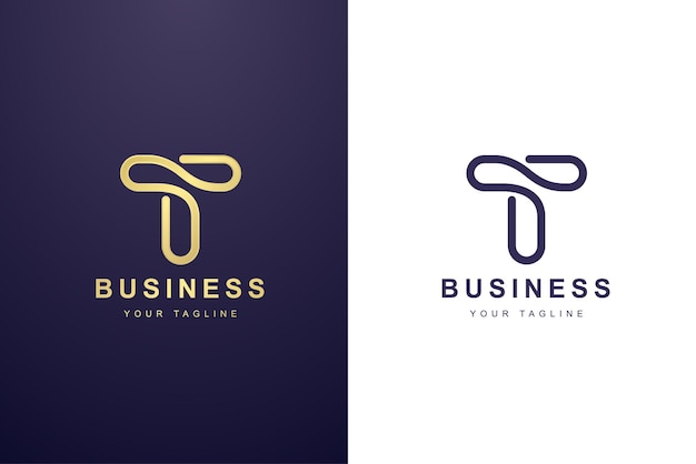 Elegant Interlocked Letter T Logo for Professional Business | Jiffy Designs
