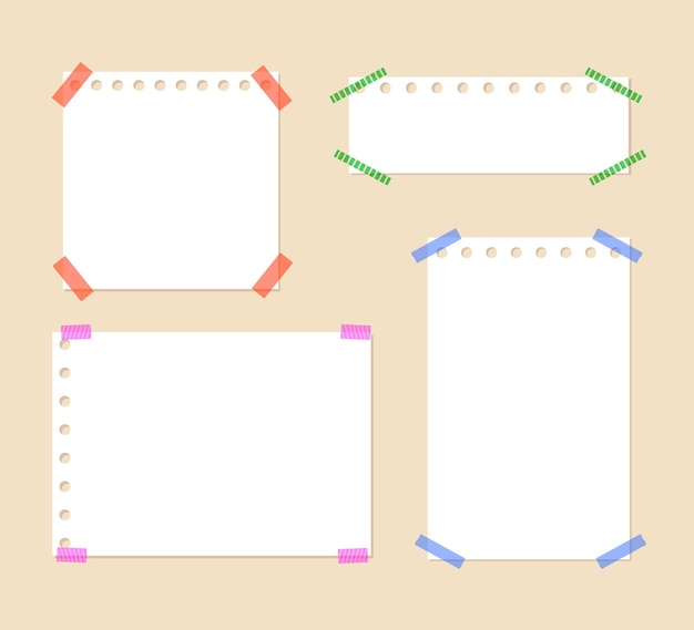 Colorful Sticky Notes with Decorative Borders and Shapes | Jiffy Designs