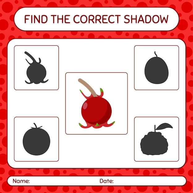 Vibrant Fruit Shadow Matching Game | Jiffy Designs