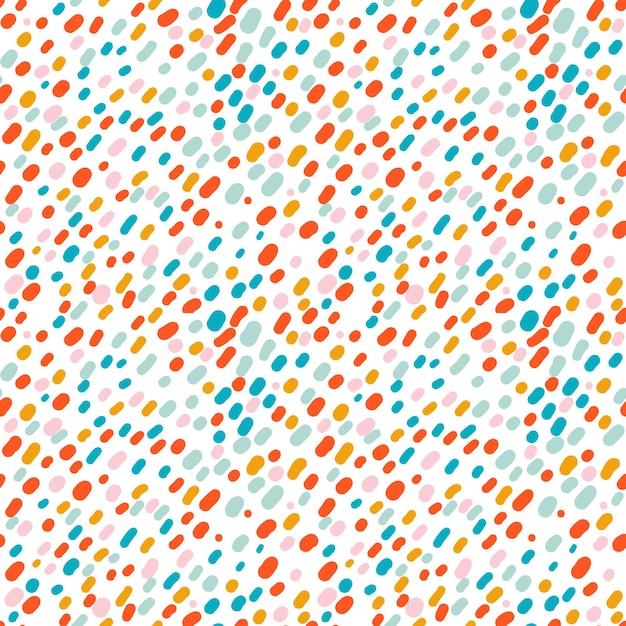 Vibrant Polka Dot Pattern with Playful Hues | Jiffy Designs