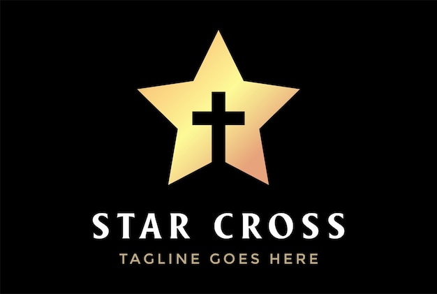 Glowing Star with Illuminated Christian Cross Symbol | Jiffy Designs
