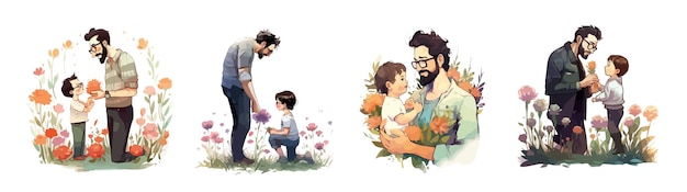 Heartwarming Moments of Fatherhood: A Collection of Tender Family ...
