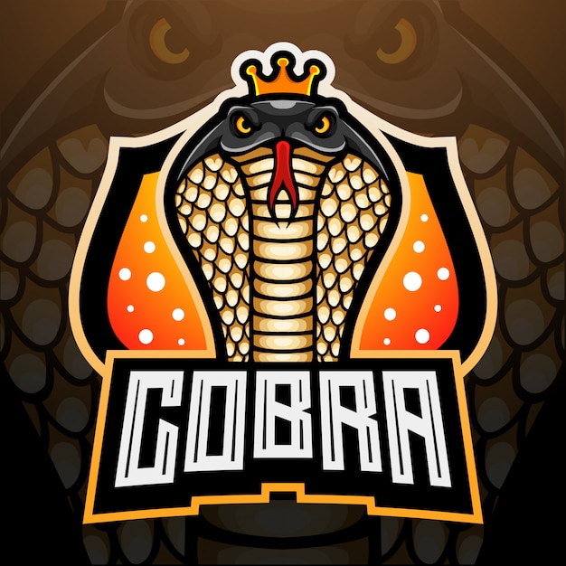 Majestic Cobra Emblem with Regal Crown | Jiffy Designs