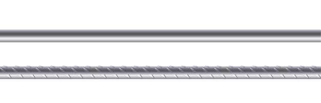 Elegant Metallic Rods with Spiraling Patterns and Textures | Jiffy Designs