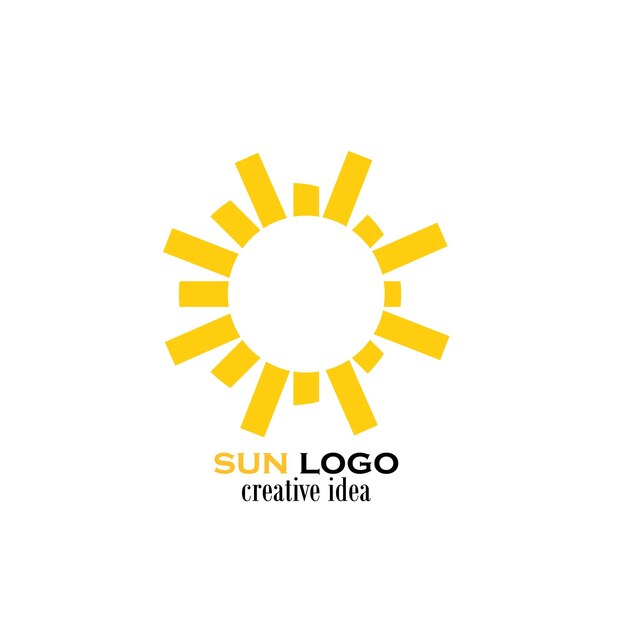 Vibrant Sun-Inspired Logo Design for Creative Ideas | Jiffy Designs