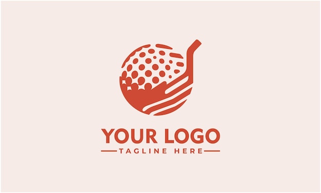 Striking Circular Logo with Stylized Golf Ball Motif | Jiffy Designs