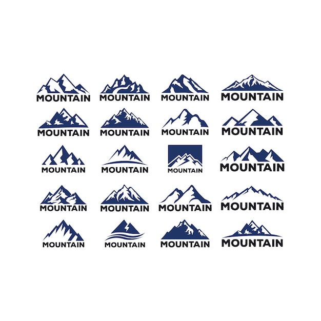 Mountain Adventure Emblems and Insignia Graphic Collection | Jiffy Designs