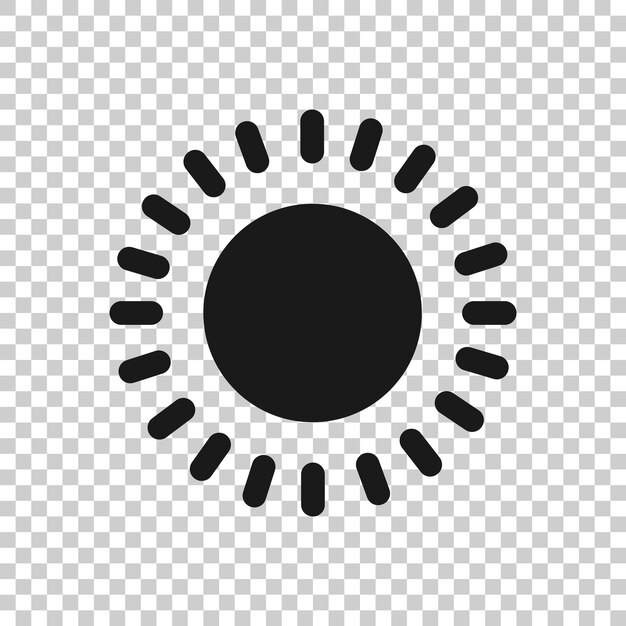 Radiant Sun Symbol with Rays of Light | Jiffy Designs