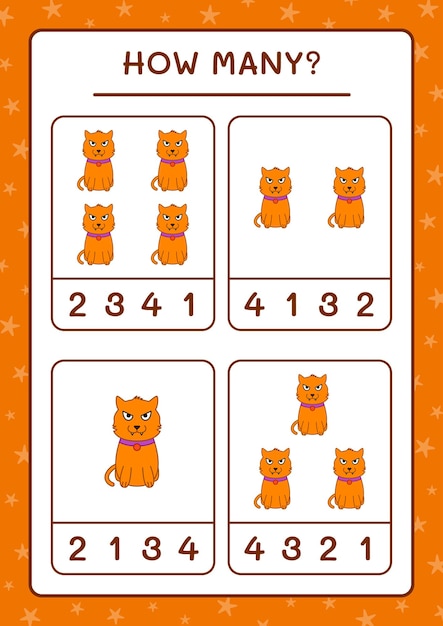 Playful Feline Collection: Counting Cute Cartoon Cats | Jiffy Designs
