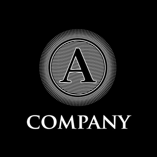 Elegant Monogram Logo with Radiant Sunburst Design | Jiffy Designs