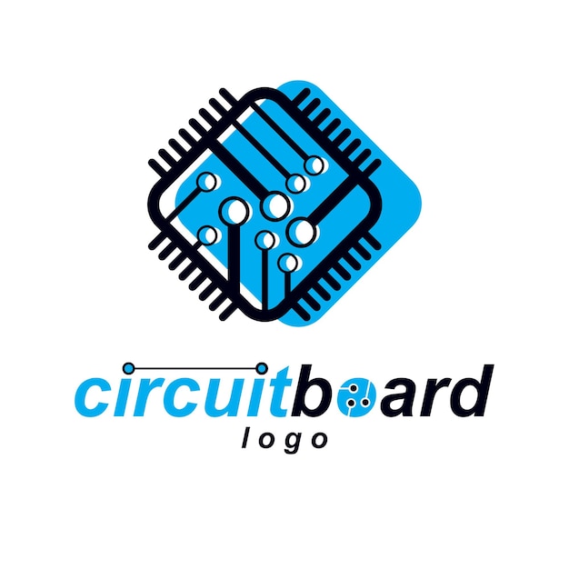 Sleek and Innovative Circuit Board Logo Design | Jiffy Designs