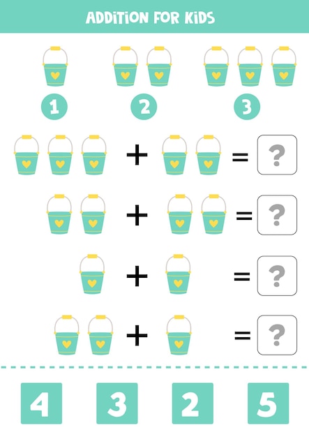 Addition Math Practice with Cute Cupcake Illustrations | Jiffy Designs