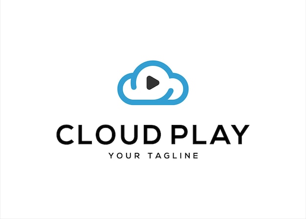 Playful Cloud with Vibrant Blue Hue and Bold Lettering | Jiffy Designs