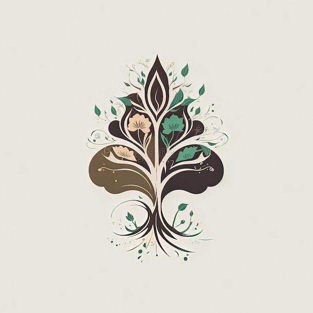 Flourishing Tree of Life with Vibrant Foliage and Roots | Jiffy Designs