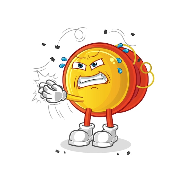 Vibrant Emoji Mascot Unleashing Fiery Attitude | Jiffy Designs