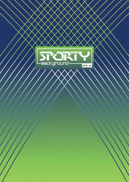 Dynamic Geometric Gradient Background with Sporty Text | Jiffy Designs