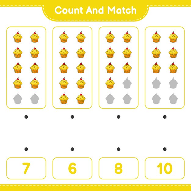 Delightful Cupcake Collection: A Fun Counting and Matching Game | Jiffy ...