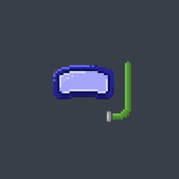 Vibrant Pixel Diving Mask and Snorkel | Jiffy Designs