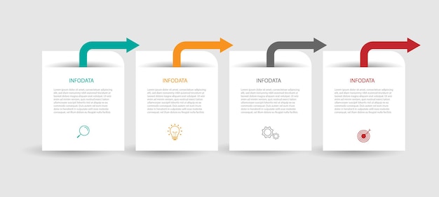 Vibrant Directional Infographic with Distinctive Symbols and Text ...