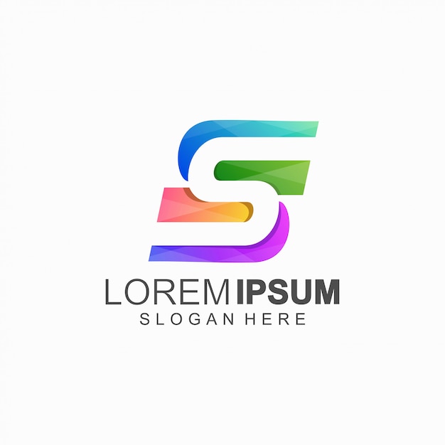 Vibrant Overlapping Shapes Forming the Letter S Logo | Jiffy Designs