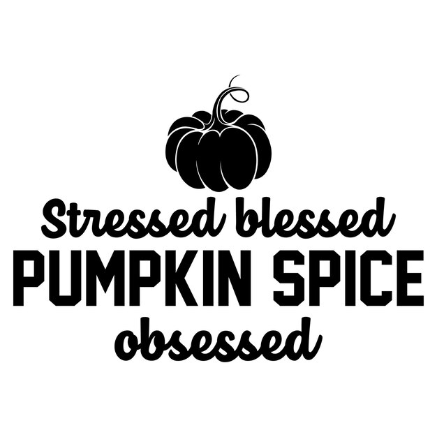 Pumpkin Spice Obsession: A Playful Typographic Design | Jiffy Designs