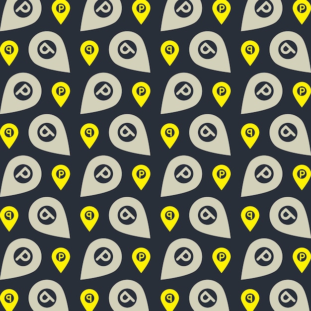 Vibrant Geometric Shapes and Location Pins Pattern | Jiffy Designs