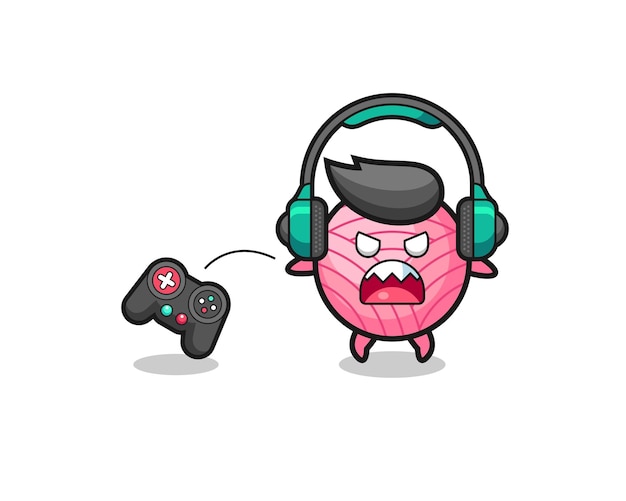Adorable Gamer Marshmallow Character Holding Game Controller | Jiffy ...
