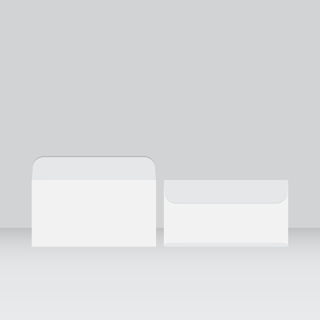 Minimalist White Envelopes on Neutral Background | Jiffy Designs