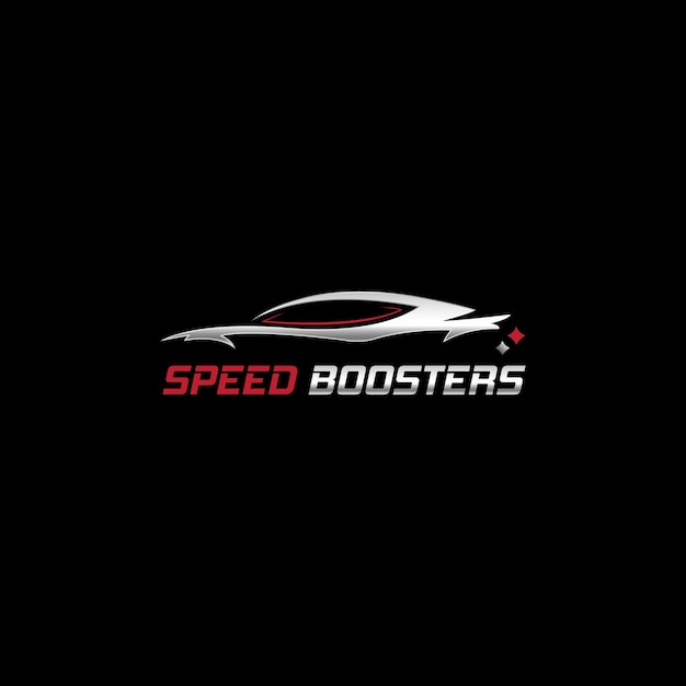 Sleek and Powerful Speed Boosters Car Logo | Jiffy Designs
