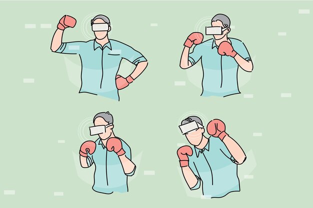 Diverse Collection of Boxing-Themed Graphic Elements | Jiffy Designs