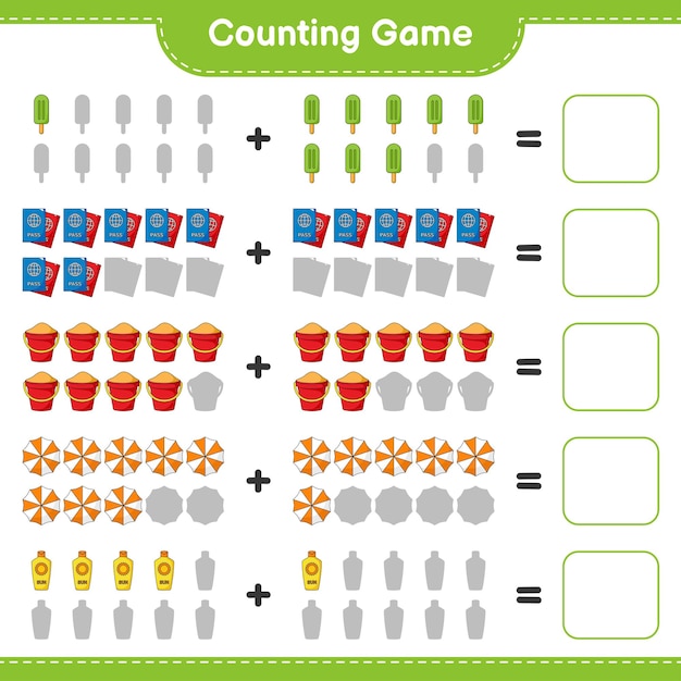 Engaging Counting Game for Children's Learning | Jiffy Designs