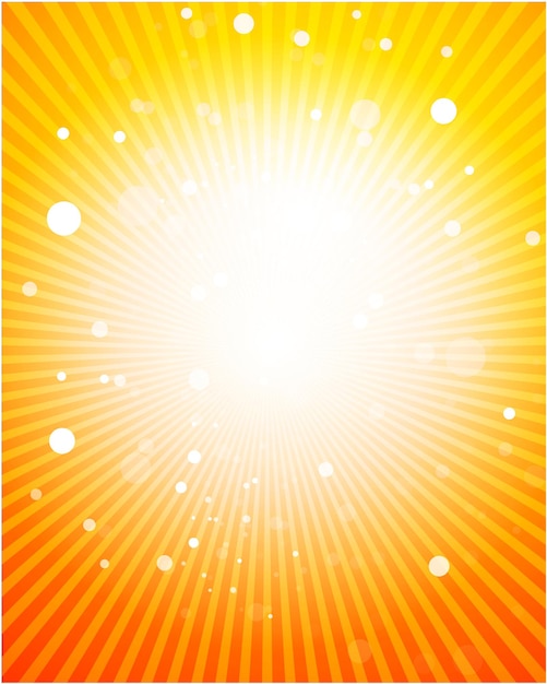 Vibrant sunburst background with radiant rays and bokeh lights | Jiffy ...