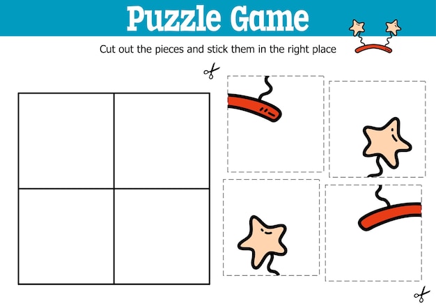 Colorful Puzzle Game with Star Shapes | Jiffy Designs