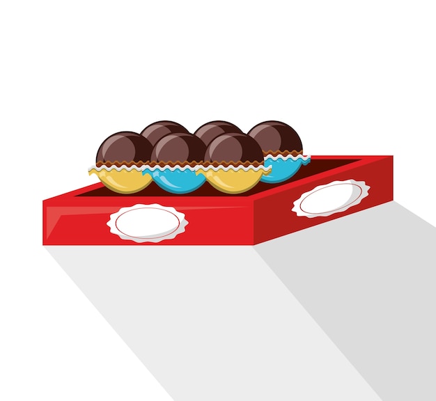 Delectable Chocolate Donuts with Colorful Toppings and Red Box | Jiffy ...