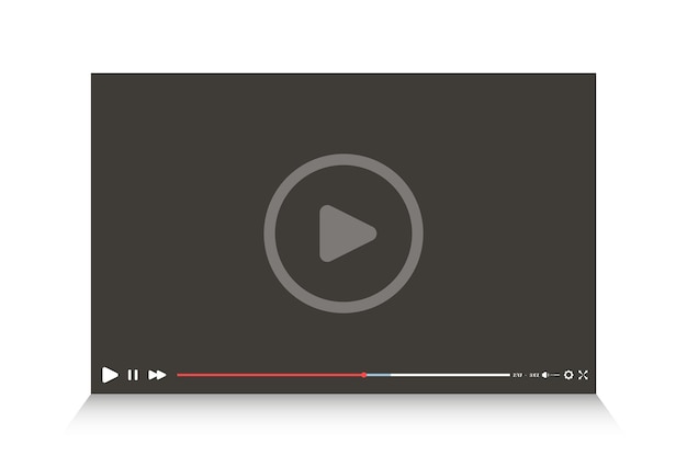 Minimalist Video Player Interface with Playback Controls | Jiffy Designs