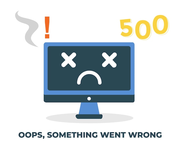 Whimsical Illustration of a Malfunctioning Computer Screen | Jiffy Designs