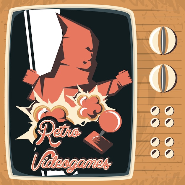 Retro Videogame Poster with Iconic Character | Jiffy Designs