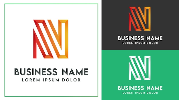 Vibrant Overlapping Geometric Monogram Logo Design | Jiffy Designs
