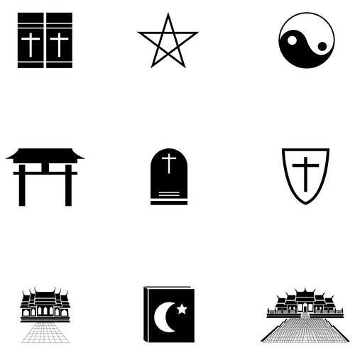 Religions Icon Set | Jiffy Designs